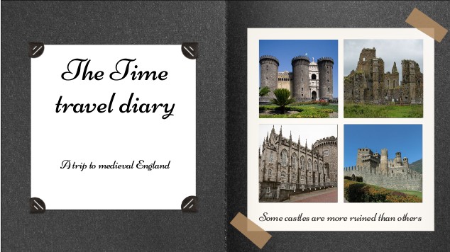 The Time travel diary at emaze Photo Album