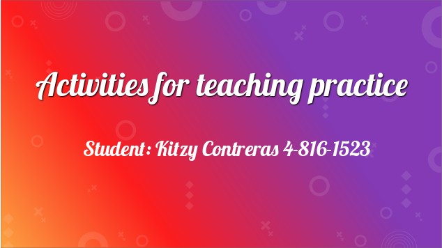 Activities for teaching practice at emaze Presentation