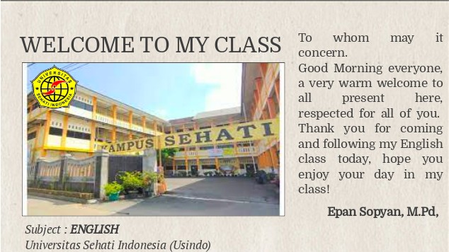 English Class Usindo at emaze Presentation