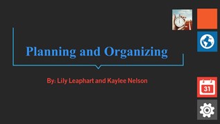 Planning and Organizing at emaze Presentation