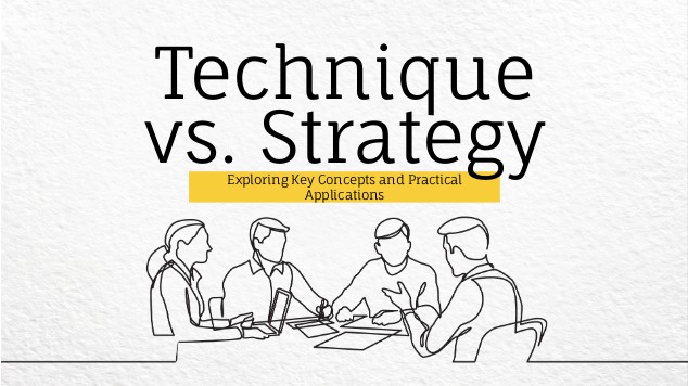 technique vs strategy at emaze Presentation