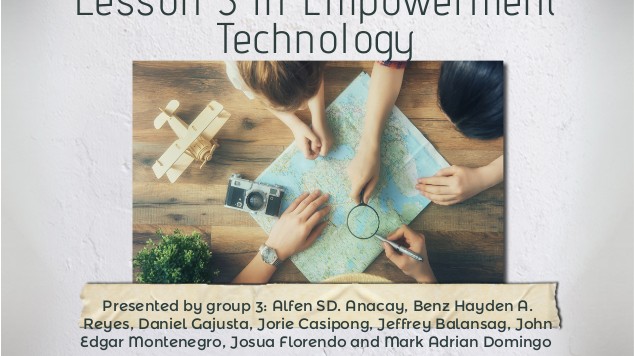 Group 3 EmTech Presentation, Lesson 3 at emaze Presentation