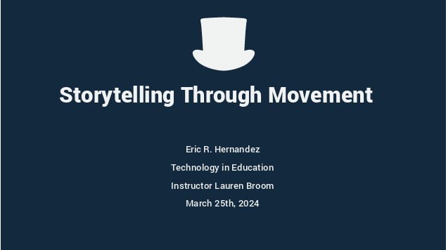 Storytelling Through Movement at emaze Presentation