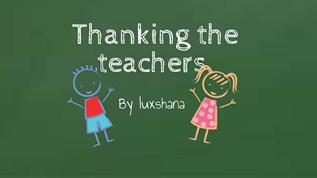 Thank your teachers!! at emaze Presentation