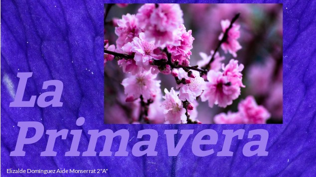 La Primavera at emaze Presentation