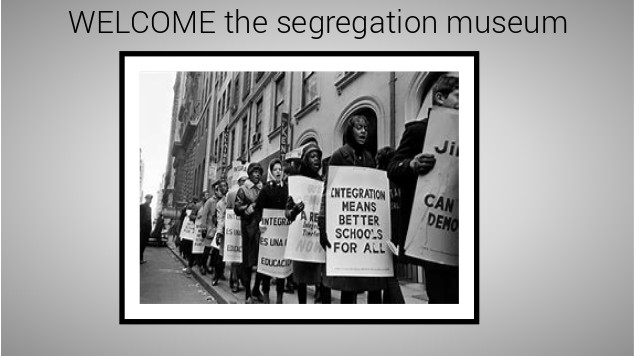 WELCOME the segregation museum at emaze Presentation
