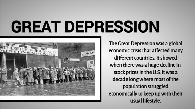 Great DEpression at emaze Presentation