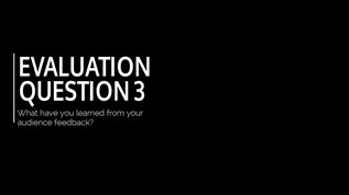 Evaluation question 3 at emaze Presentation