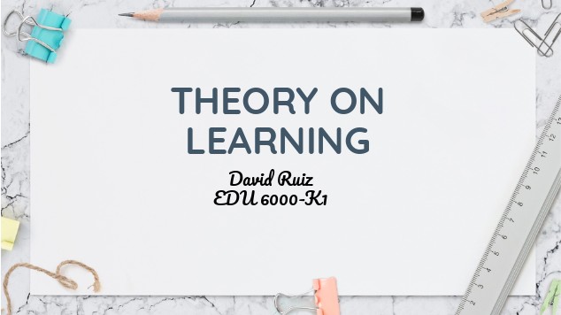 Theory On Learning At Emaze Presentation