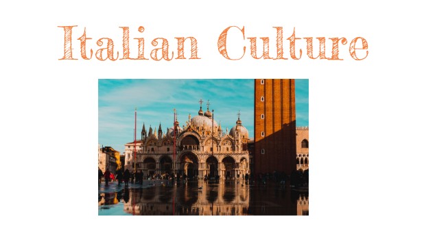 Italian Culture at emaze Presentation