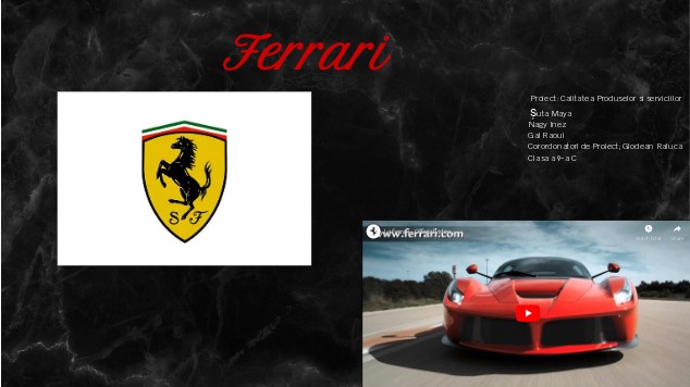 Ferrari at emaze Presentation