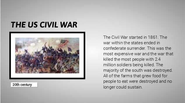 The Us Civil War at emaze Presentation