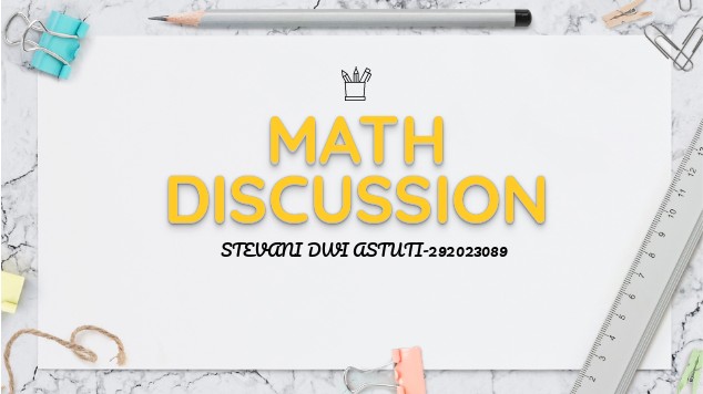 MATH DISCUSSION at emaze Presentation
