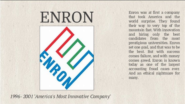 ENRON at emaze Presentation