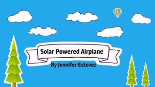 Solar powered airplane at emaze Presentation