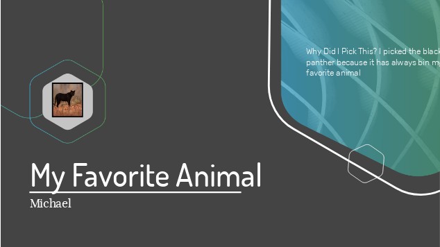 My Favorite Animal at emaze Presentation