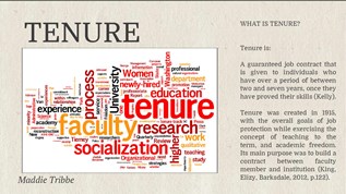 TENURE at emaze Presentation