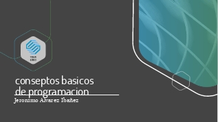 conseptos basicos de programacion at emaze Presentation