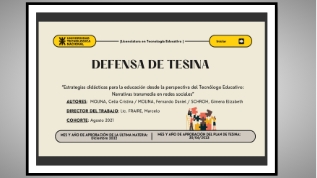 Tesina - Defensa Oral at emaze Presentation