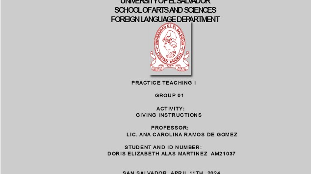 Giving Instructions Presentation At Emaze Presentation