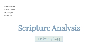 Scripture Analysis at emaze Presentation