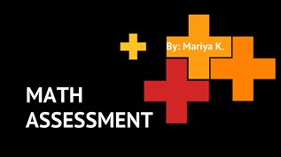 Math Assessment at emaze Presentation