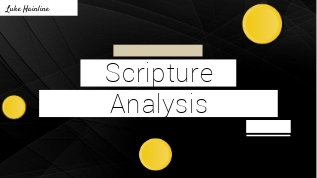 scripture analysis at emaze Presentation