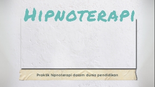 PPT Hipnoterapi at emaze Presentation