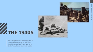 The 1940s at emaze Presentation