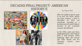 1970's decade project at emaze Presentation