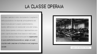 LA CLASSE OPERAIA at emaze Presentation
