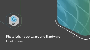 Photo Editing Software and Hardware at emaze Presentation