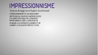 impressionisme at emaze Presentation