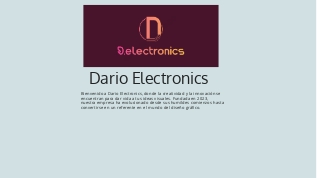 Dario Electronics at emaze Presentation