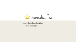 Summative Two at emaze Presentation