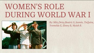 Women During WW1 at emaze Presentation
