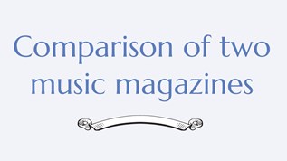 Comparison of two music magazines at emaze Presentation