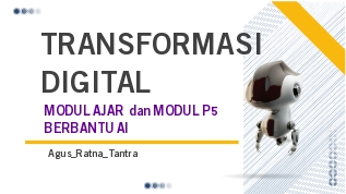 Modul Ajar berbasis AI at emaze Presentation