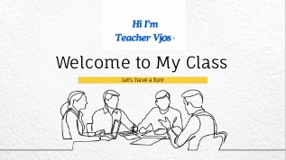 Welcome to My Class at emaze Presentation