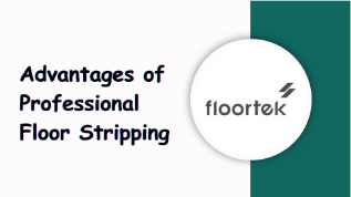 Advantages of Professional Floor Stripping at emaze Presentation