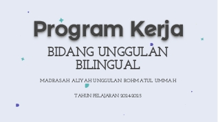 Program Kerja at emaze Presentation