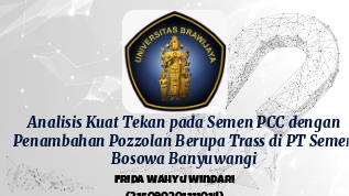 Analisis Kuat Tekan pada Semen PCC dengan Penambahan at emaze Presentation