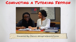 Conducting a Tutoring Session at emaze Presentation