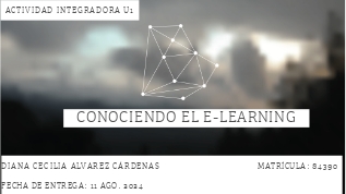 Presentación Emaze: Conociendo el e-learning. at emaze Presentation