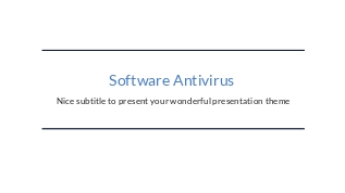 Software Antivirus at emaze Presentation