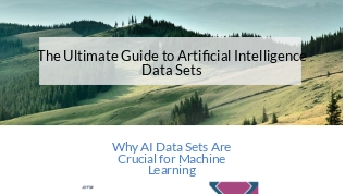 Artificial Intelligence Data Sets on emaze