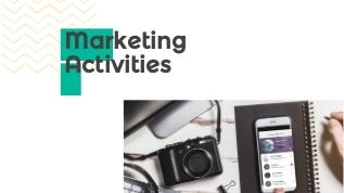 Marketing Activities at emaze Presentation