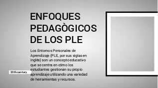 Enfoques Pedagògocos de los ple at emaze Presentation