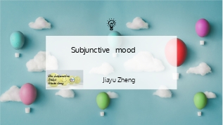 Subjunctive mood at emaze Presentation