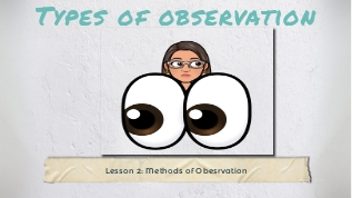 Types of observation at emaze Presentation